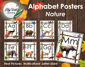 Nature alphabet | Etsy