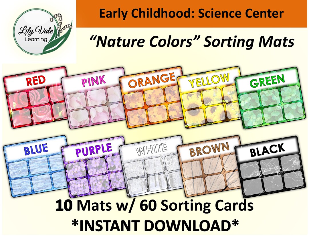 Color Activity, Color Learning, Nature Activity, Learning Colors ...
