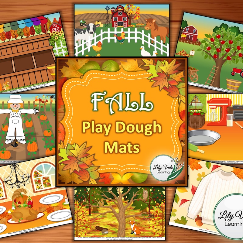 Playdough Mats - Etsy