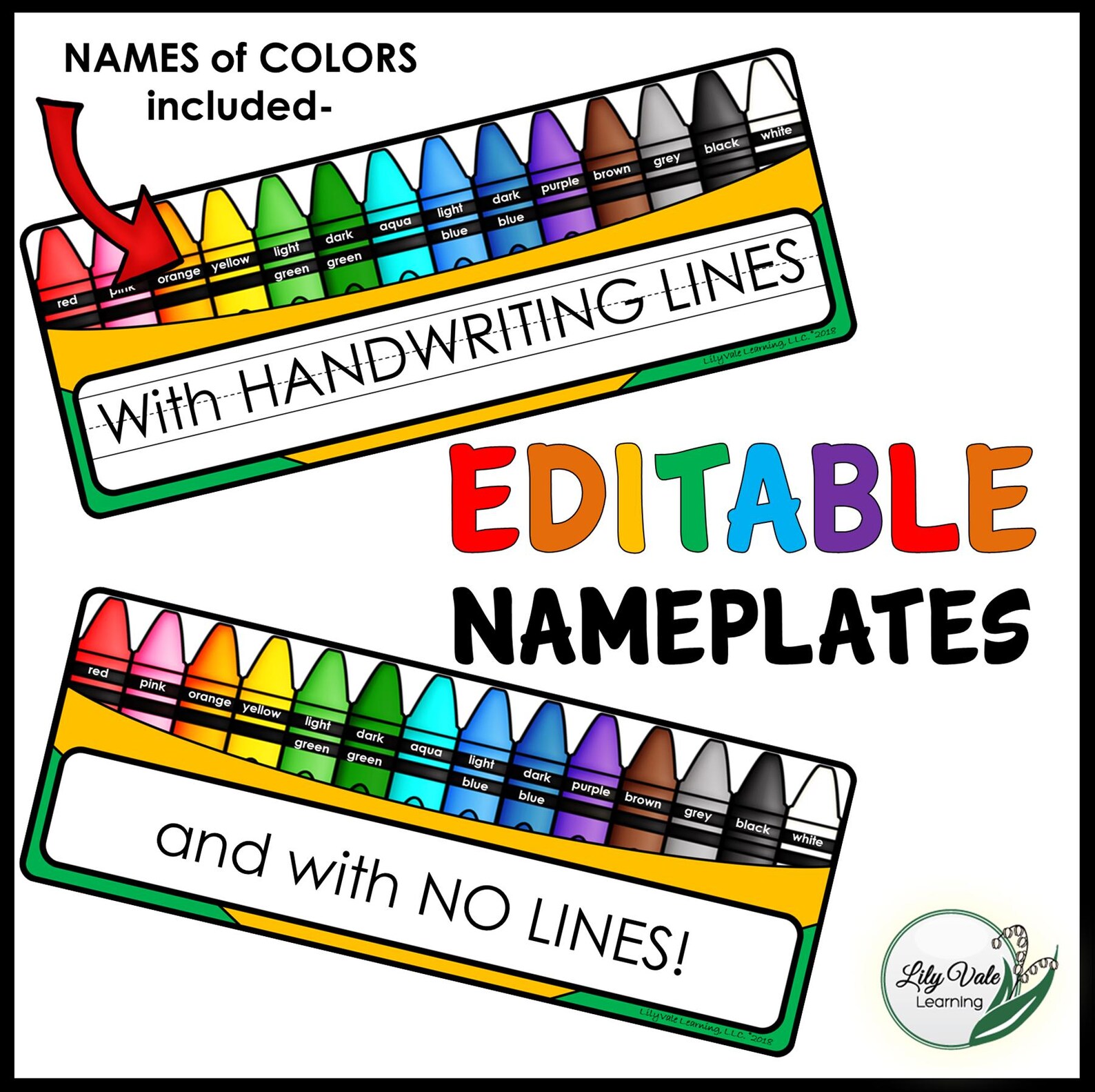 Nameplates, Kids Name Label, Desk Nameplate, School Name Labels, Desk ...