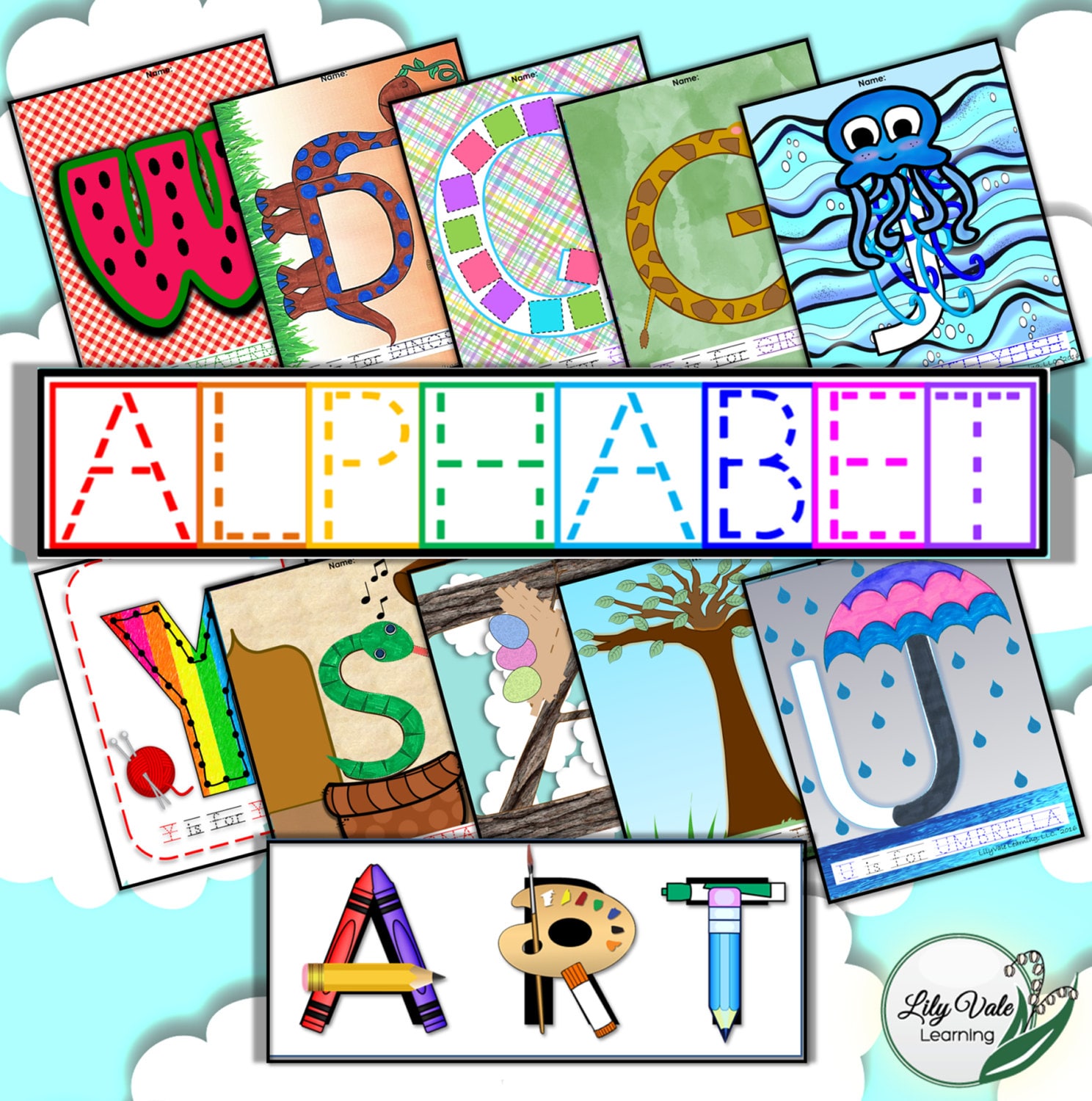 Alphabet Book, Handmade Alphabet, Preschool Curriculum, ABC Book, Learn ...
