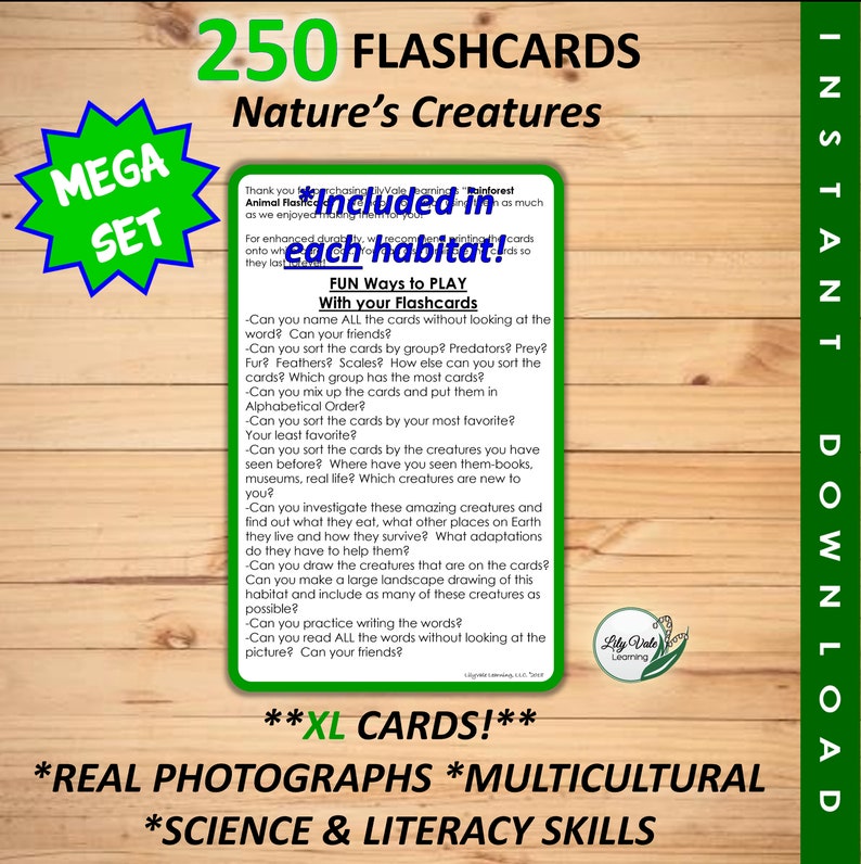 Printable Flashcards, Montessori Flashcards, Animal Flashcards ...