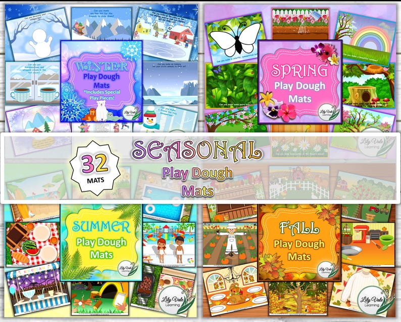 Four Seasons, Sensory Activity, Fine Motor Skills, Fine Motor Activity ...