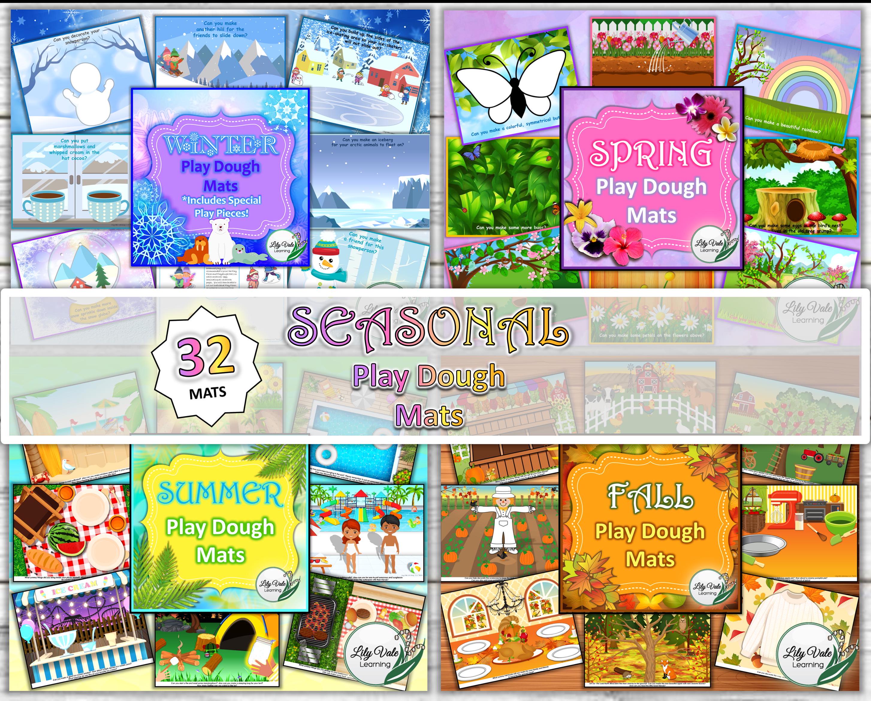 Four Seasons, Sensory Activity, Fine Motor Skills, Fine Motor Activity ...