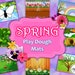 Kids Spring Activity, Playdough Activity Mats, Play Doh Mats, SPRING ...