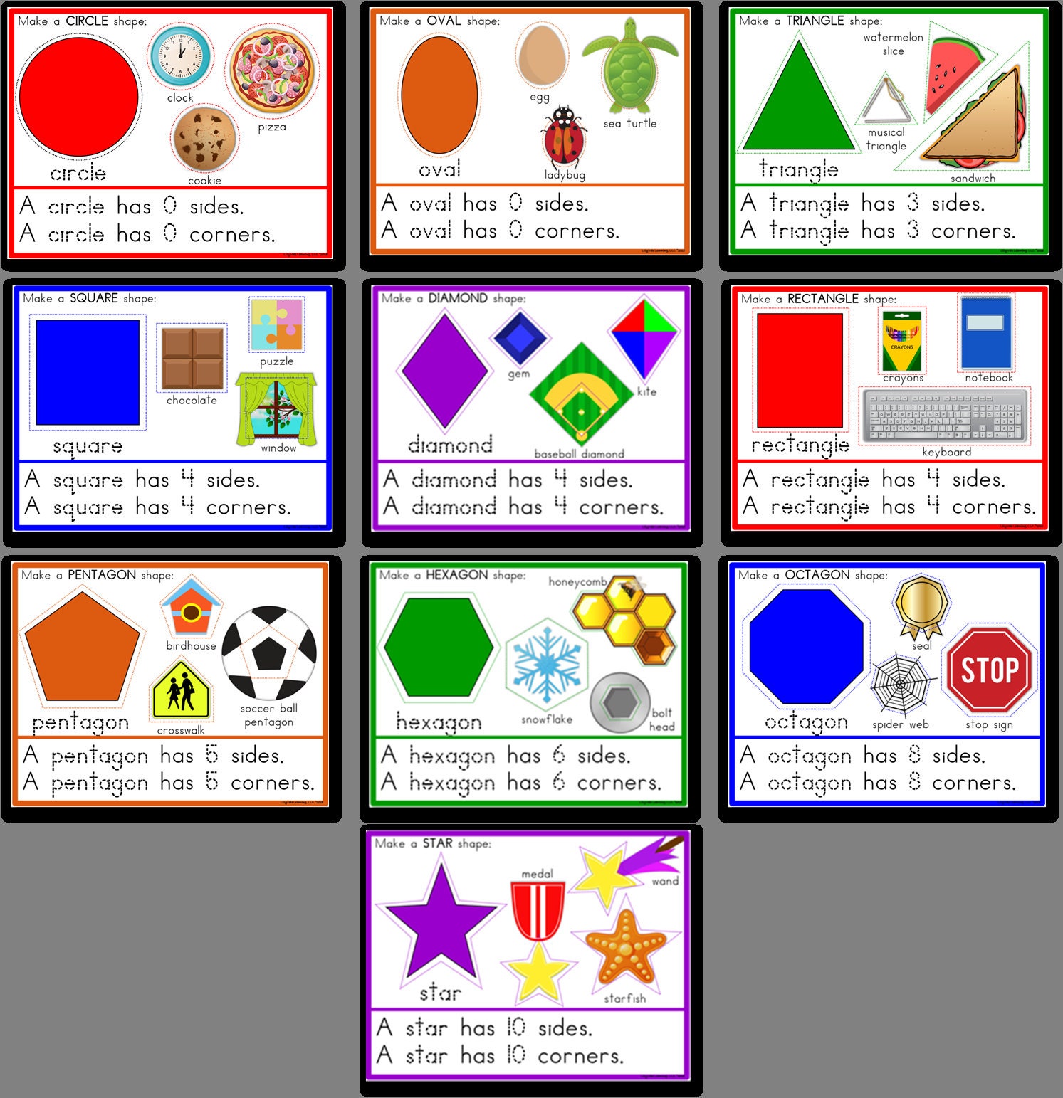 Shape Playdough Mats, Preschool Shapes, Montessori Shapes, Shape ...