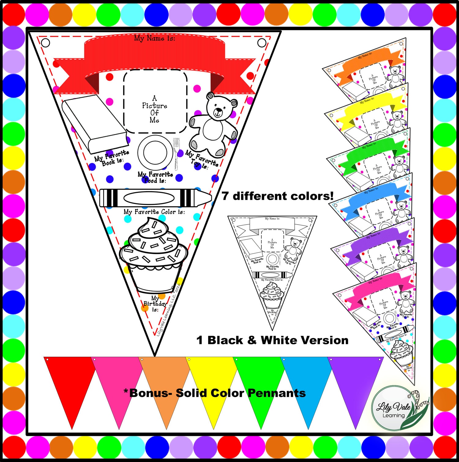 Classroom Banner, All About Me, All About Me Printable, Classroom ...