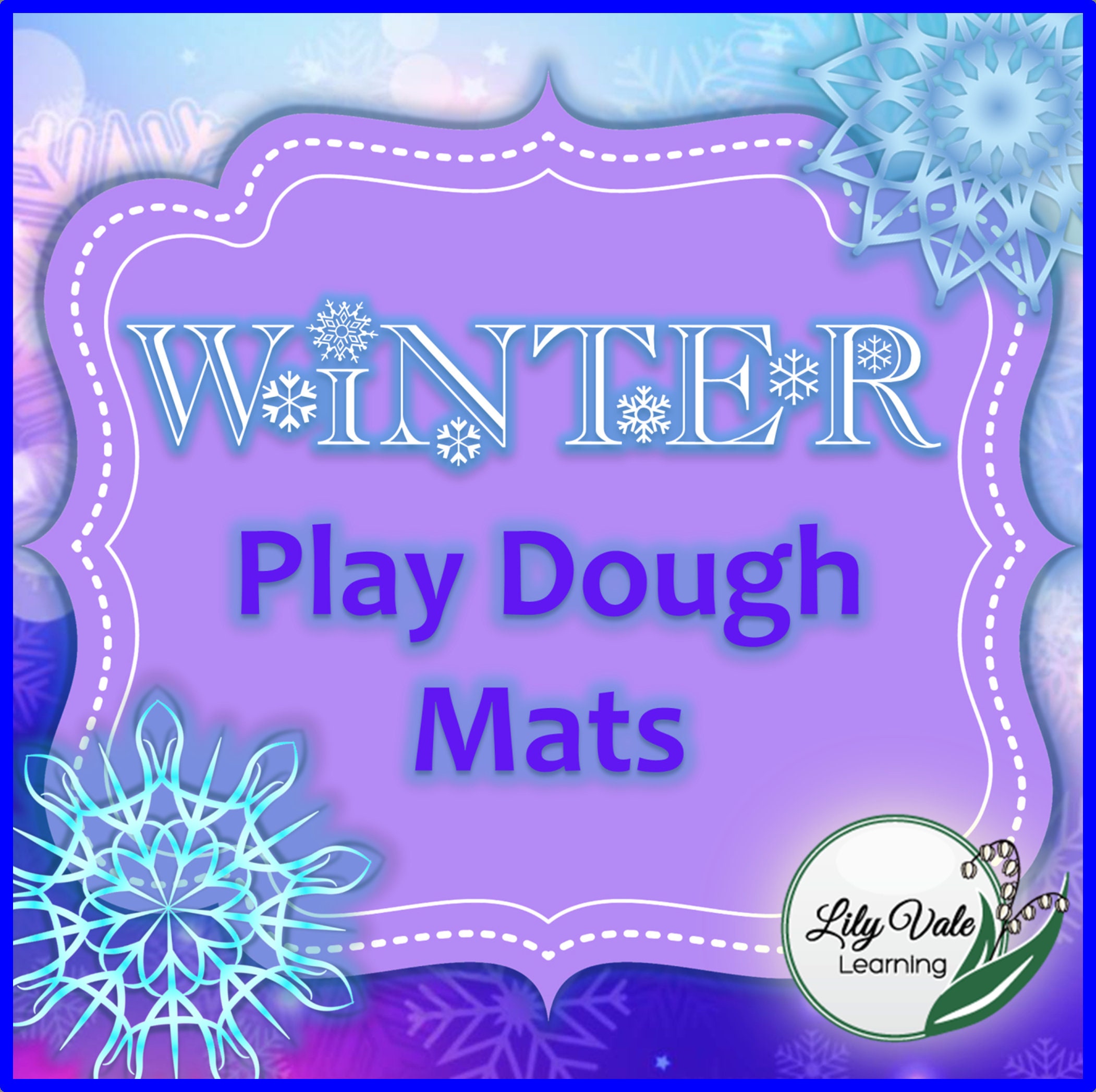 Kids Winter Activity, Preschool Winter Activity, WINTER PLAYDOUGH MATS ...
