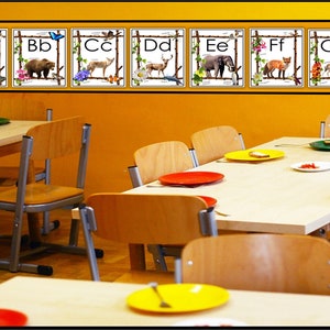 Alphabet Poster, Animal Alphabet, Montessori Classroom, Alphabet Chart ...