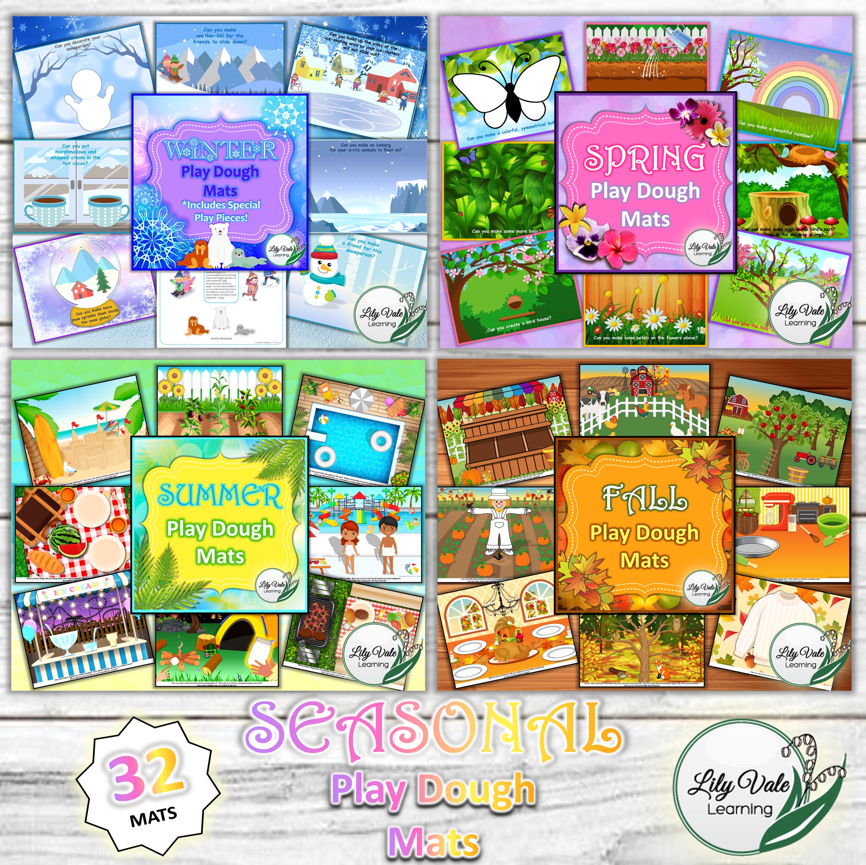 Four Seasons, Sensory Activity, Fine Motor Skills, Fine Motor Activity ...