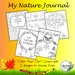 PRINTABLE Nature Journal, Nature Journal for Kids, Scavenger Hunt ...