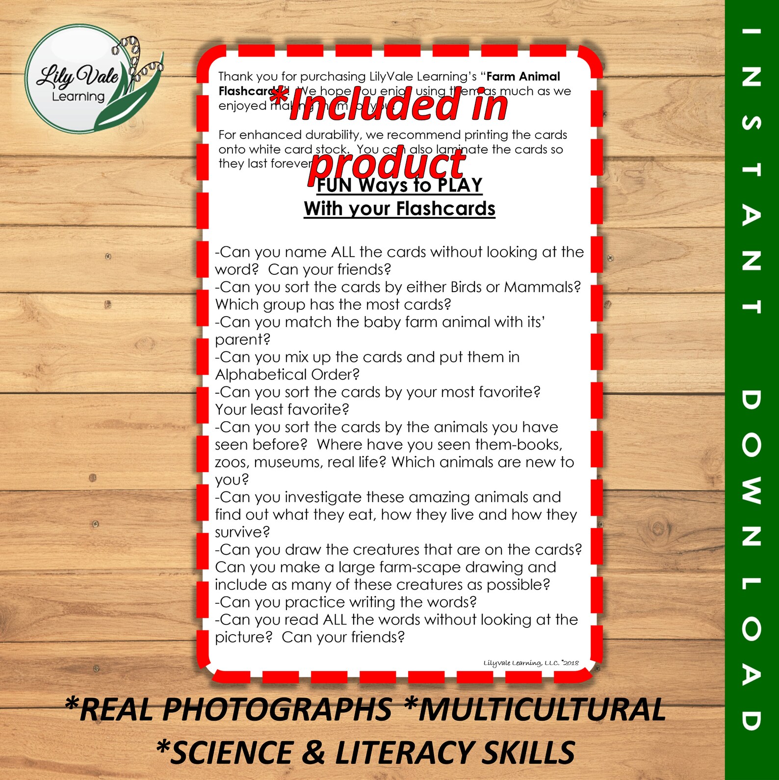 Farm Theme Printable, Farm Theme Cards, Animal Flashcards, Farm ...