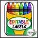 Kids Name Labels, Classroom Labels, EDITABLE School Labels, School Name ...
