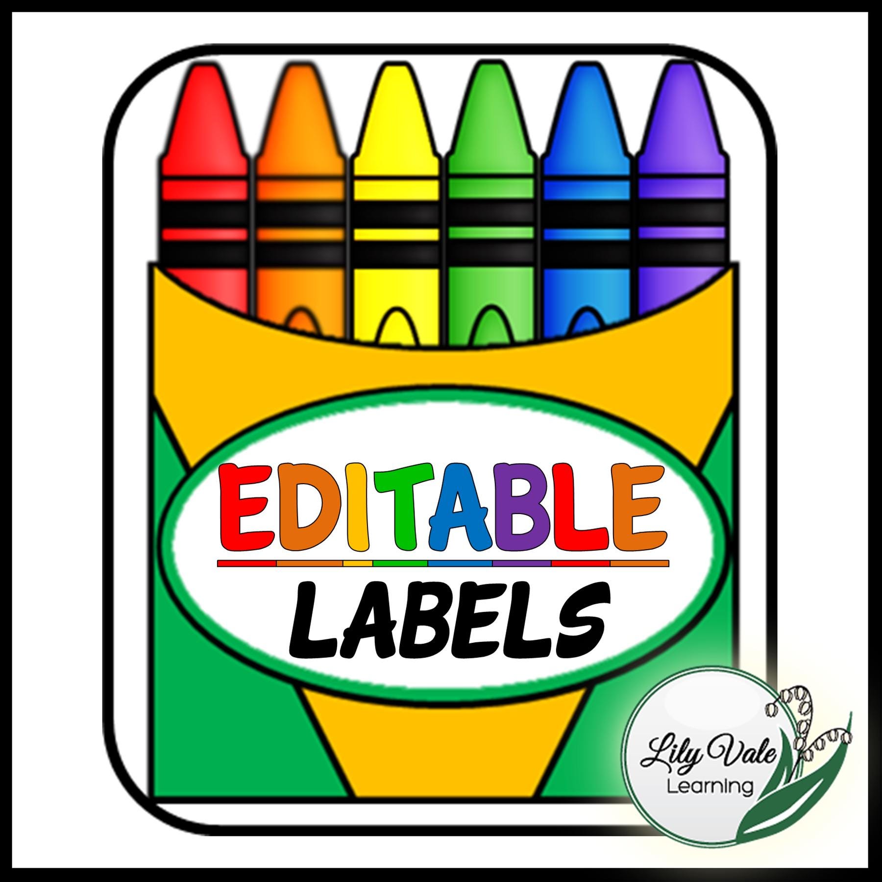 Kids Name Labels, Classroom Labels, EDITABLE School Labels, School Name ...