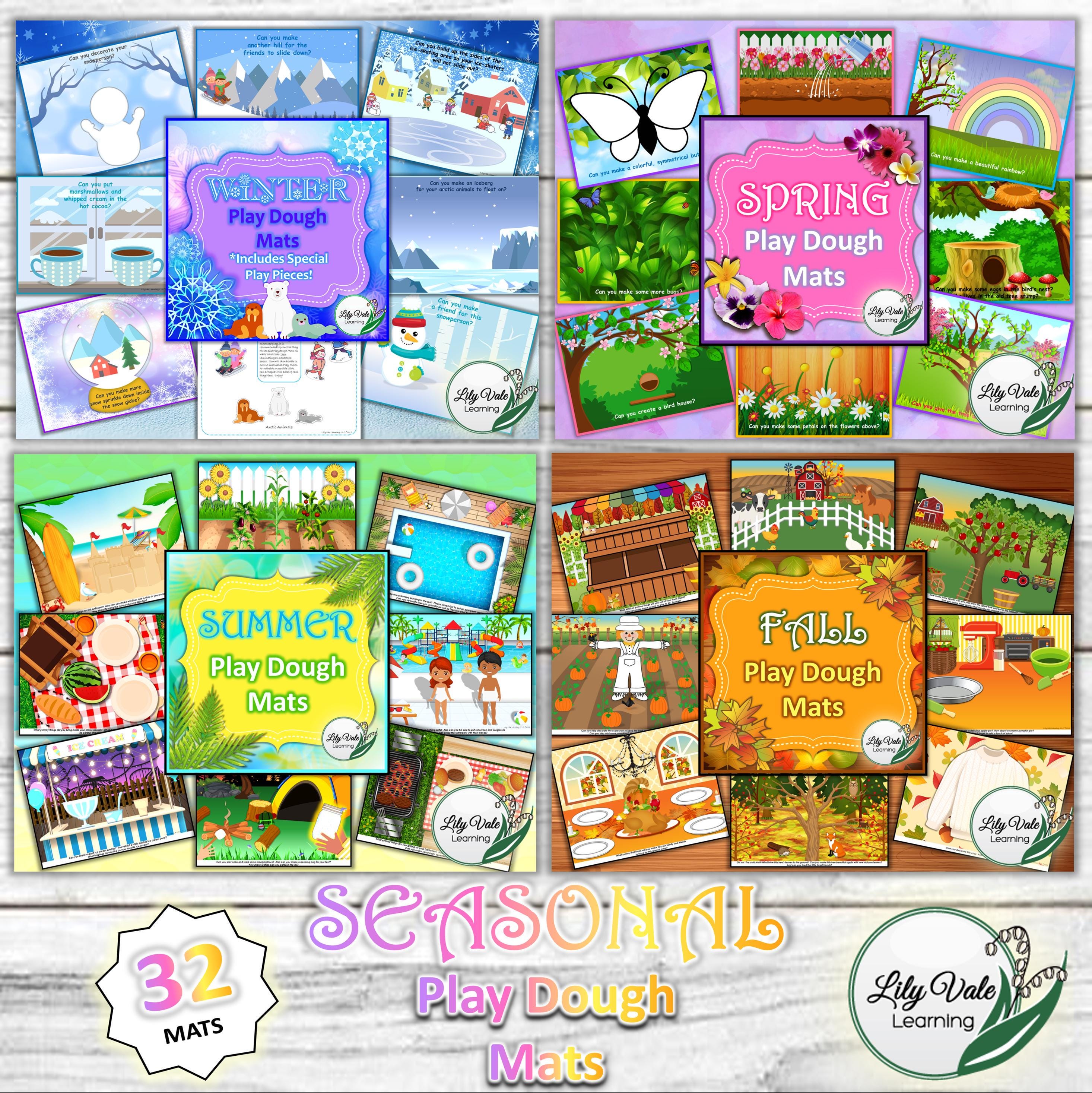 Four Seasons, Sensory Activity, Fine Motor Skills, Fine Motor Activity ...