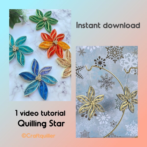 Star Quilling Pattern - Etsy