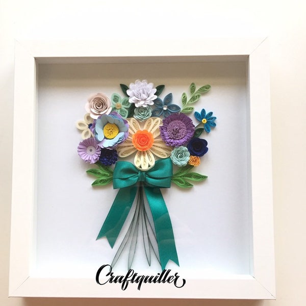 Paper Flower Frame - Etsy