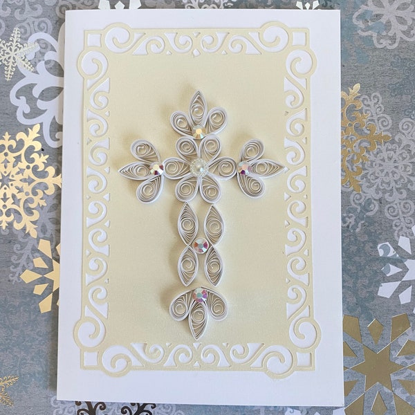 Quilled Sympathy Card - Etsy