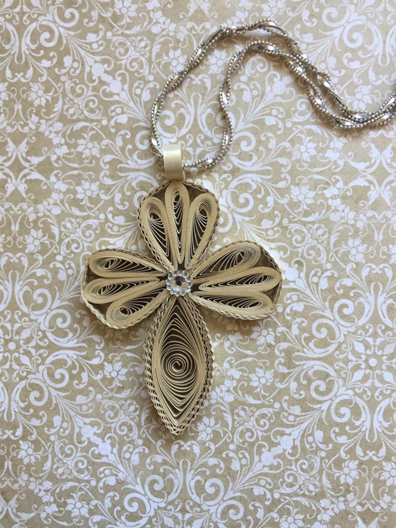 Snowflake-cross A Set of Quilling Happy Spring Easter Cross - Etsy