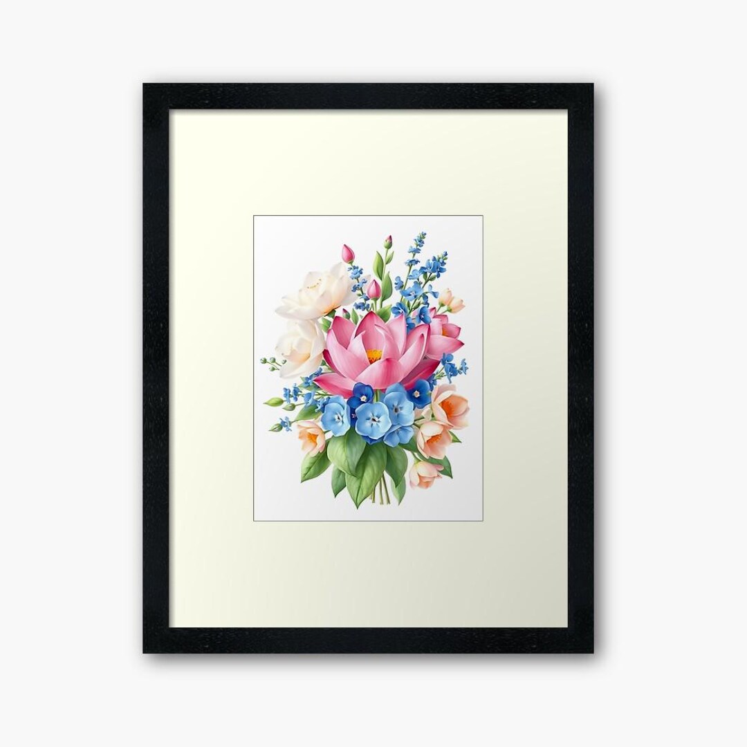 Language of Flowers digital Print: Healing Heart - Etsy