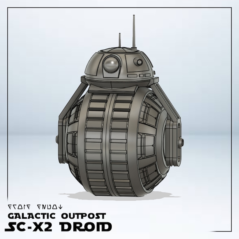 STR WARZ Rare SC-X2 Rolling Droid W Functioning Rolling Tread 1/12th ...