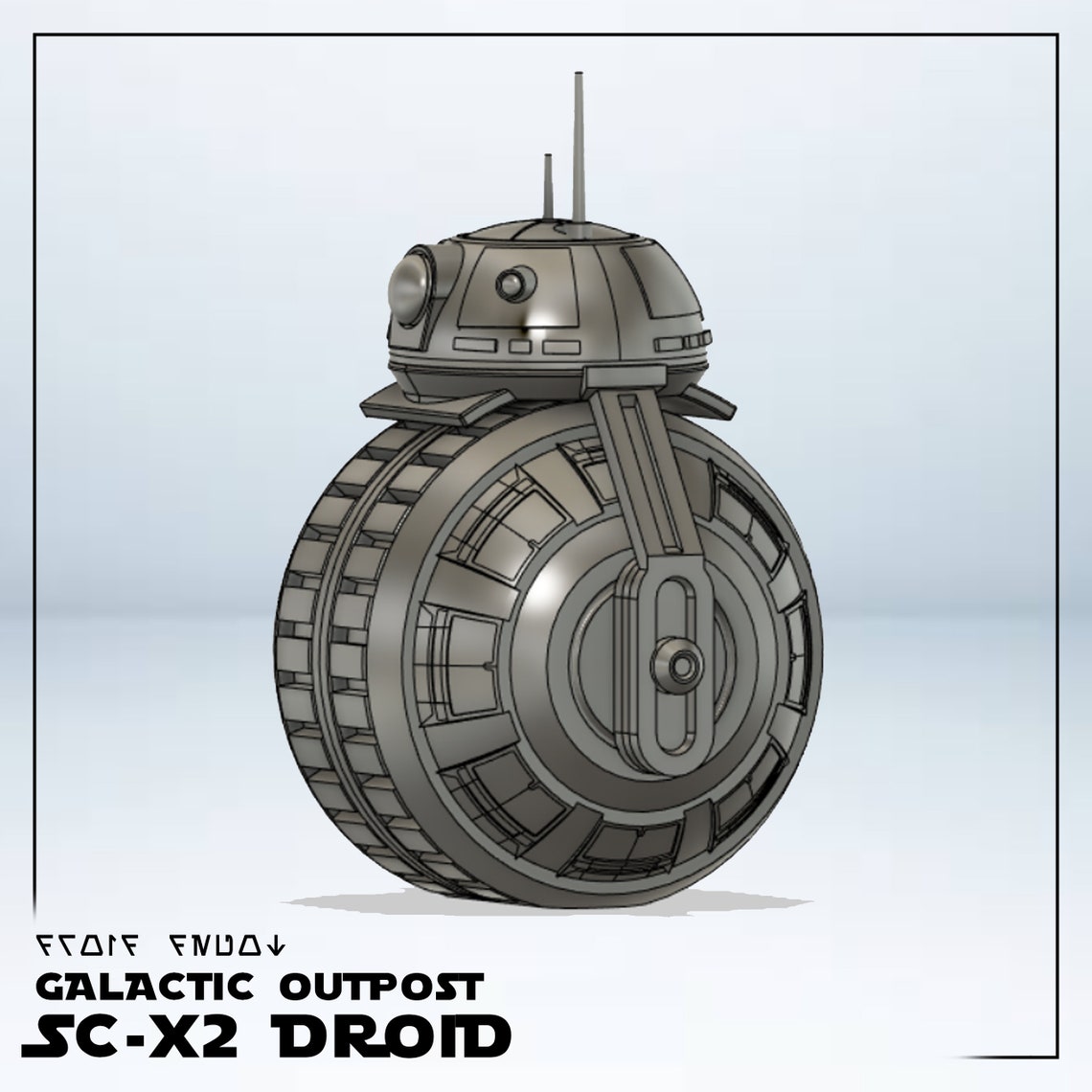 STR WARZ Rare SC-X2 Rolling Droid W Functioning Rolling Tread 1/12th ...