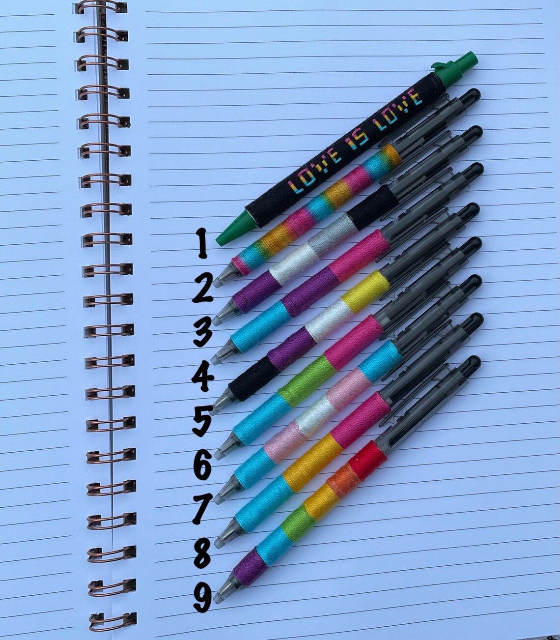 Cotton Pen Rainbow Pride Gender Identity Love Gay - Etsy UK