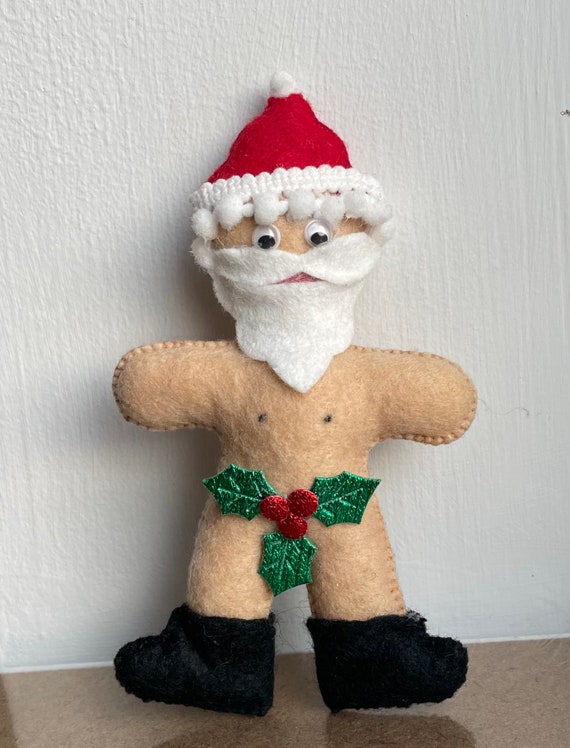 Naked Naughty Santa Claus Father Christmas Nipples Rude - Etsy UK
