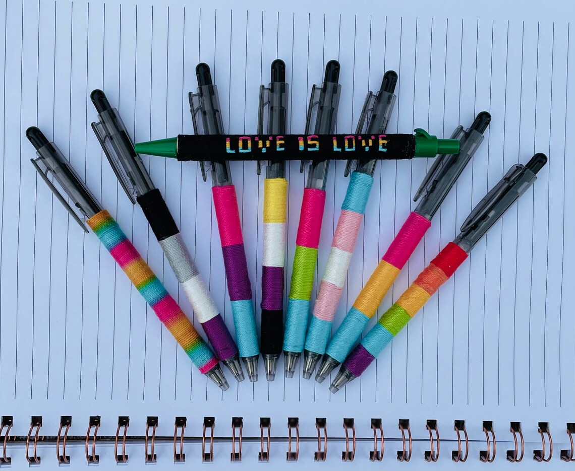 Cotton Pen Rainbow Pride Gender Identity Love Gay - Etsy UK