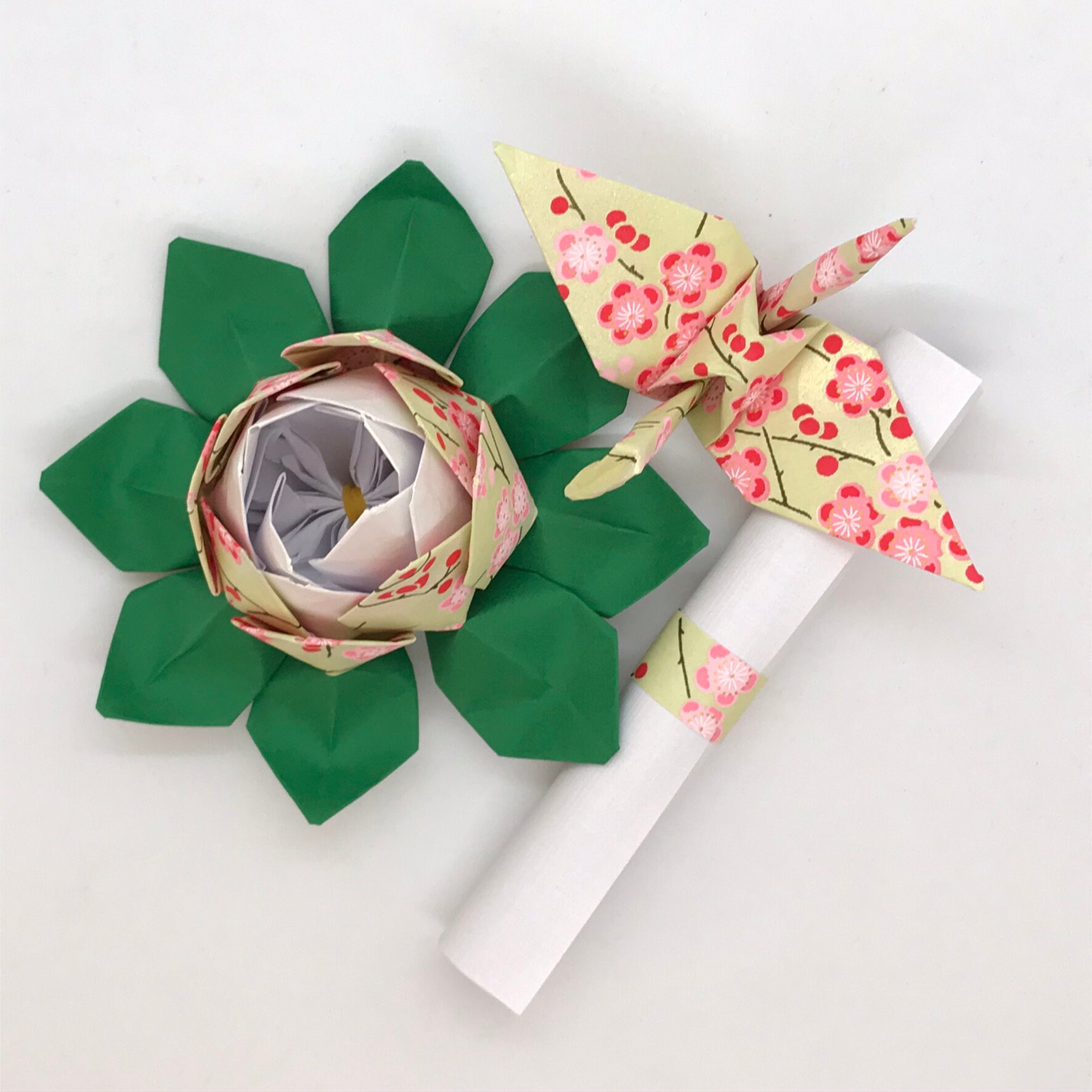 Origami Gift Pack Matching Origami Crane Lotus Gift Pack - Etsy Australia