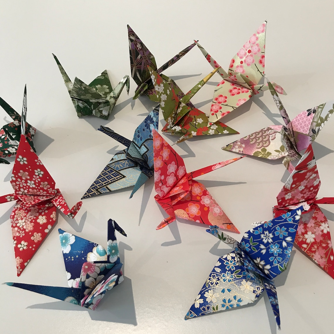 Japanese Yuzen Chiyogami Washi Paper Assortment Bulk Pack Origami Size ...