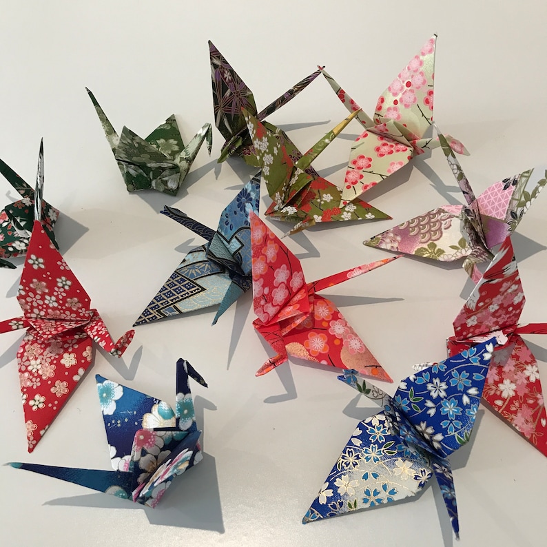 Japanese Yuzen Chiyogami Washi Paper Assortment Bulk Pack Origami Size ...