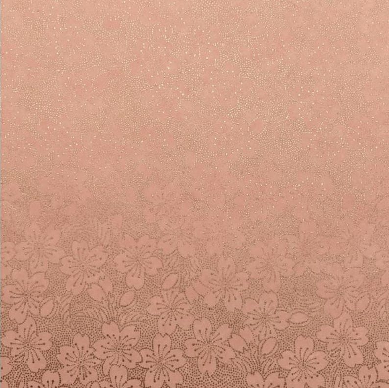 Japanese Yuzen Chiyogami Washi Paper (Y0336) – Elegant Blossom Rose ...