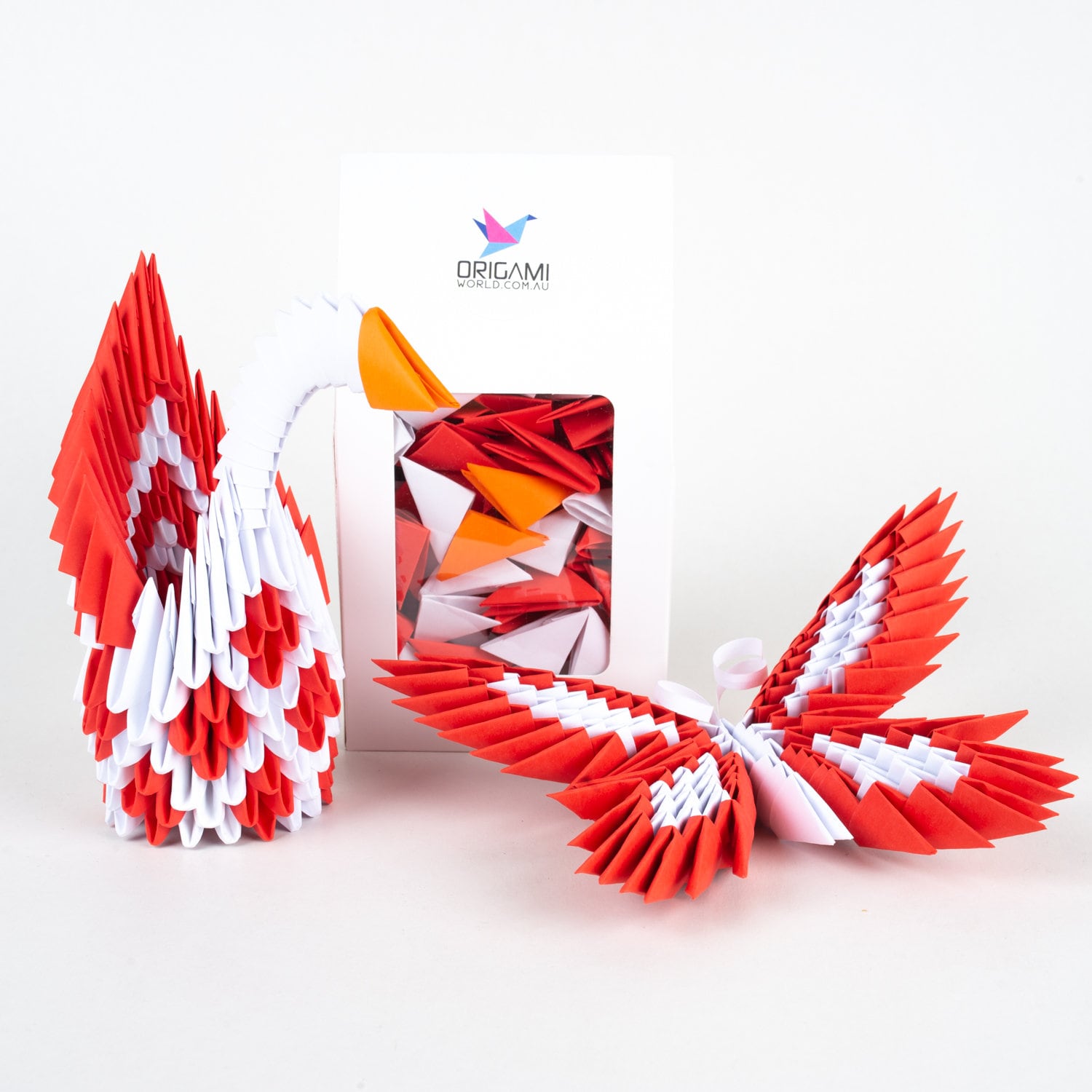 3D Origami Kit 2-in-1 Kit to Make a Swan or Butterfly Ready to Build ...