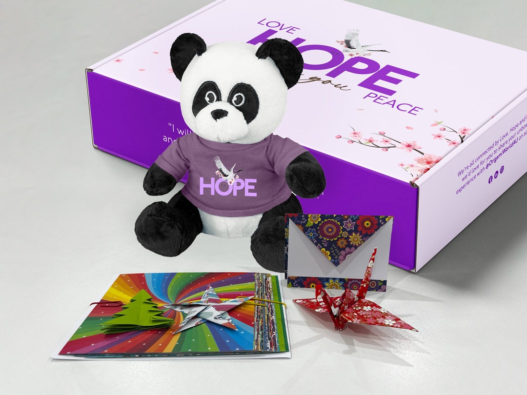 HOPE Panda Gift Pack HOPE Panda Bear and Origami Christmas Kit Gift Set ...