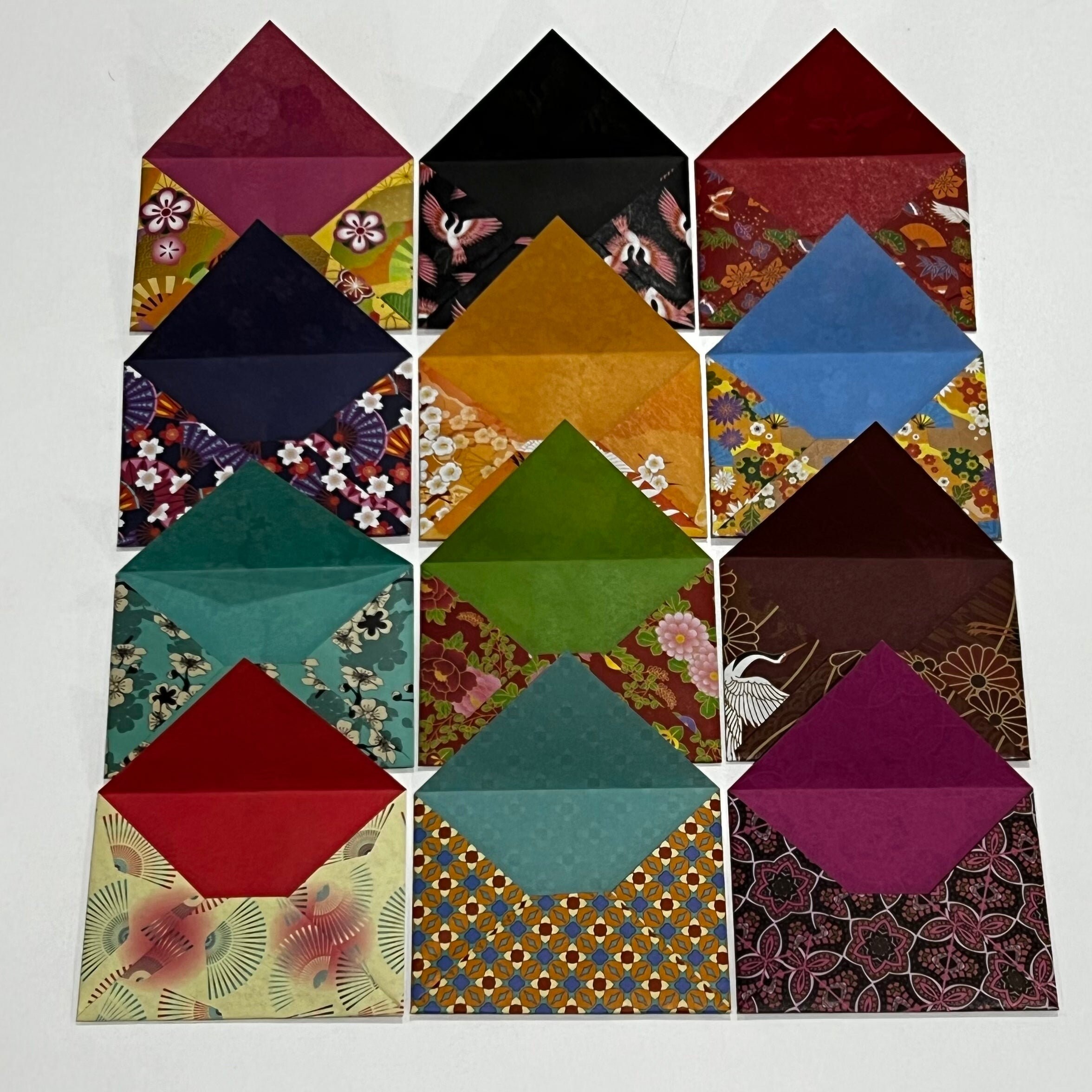 Japanese Designs - Origami Envelopes (optional Inserts) - Gift Cards ...