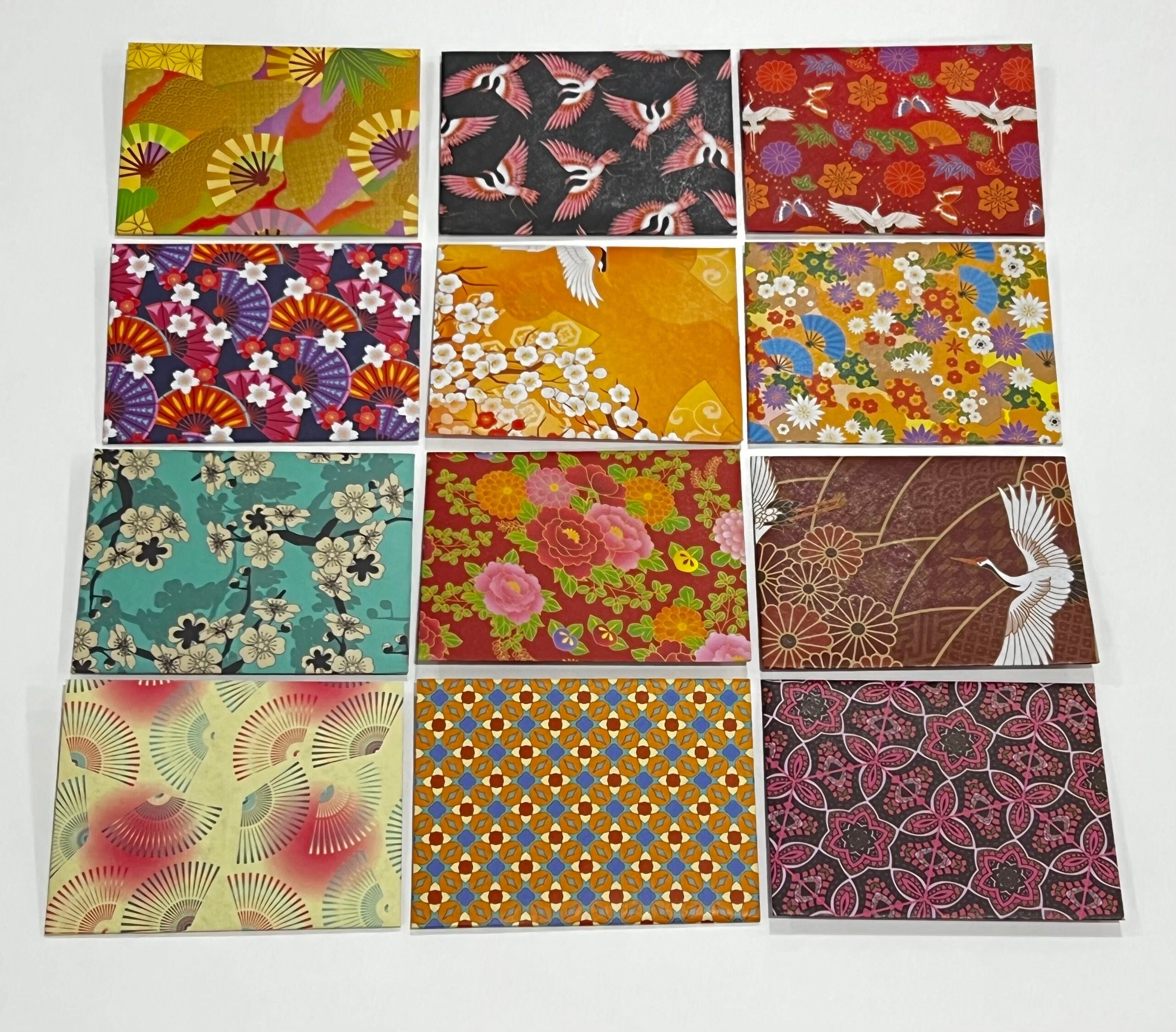 Japanese Designs - Origami Envelopes (optional Inserts) - Gift Cards ...