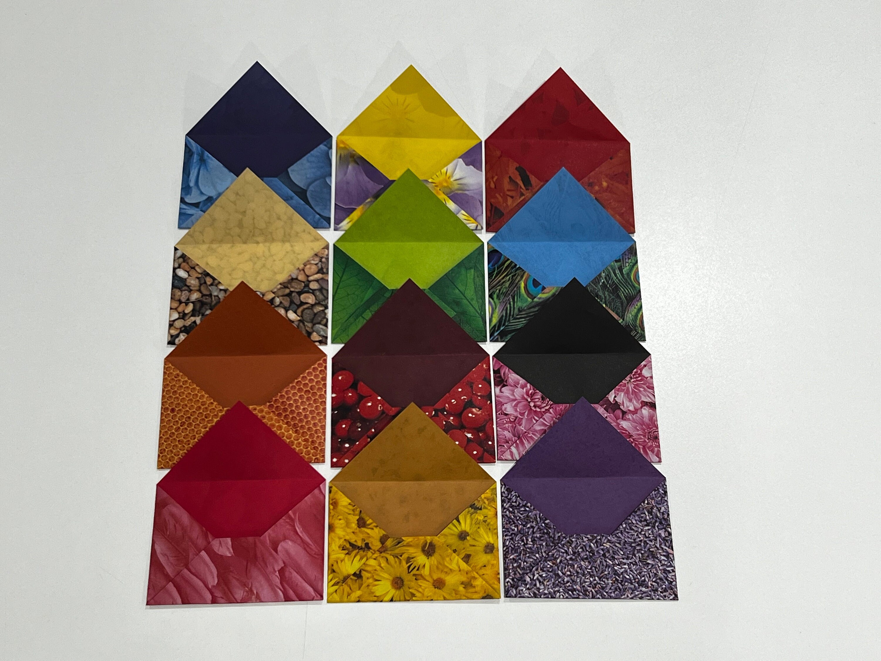 Nature - Origami Envelopes & Insert - Gift Cards - Set of 10 - Etsy