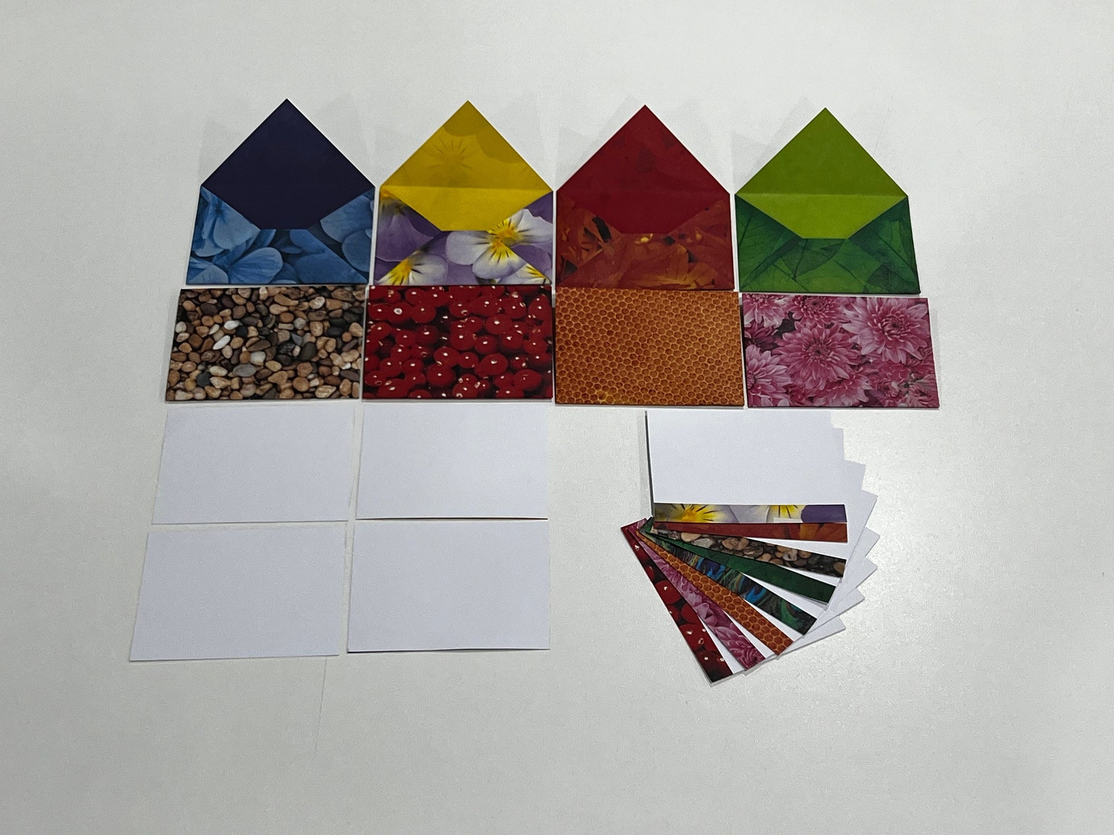 Nature - Origami Envelopes & Insert - Gift Cards - Set of 10 - Etsy