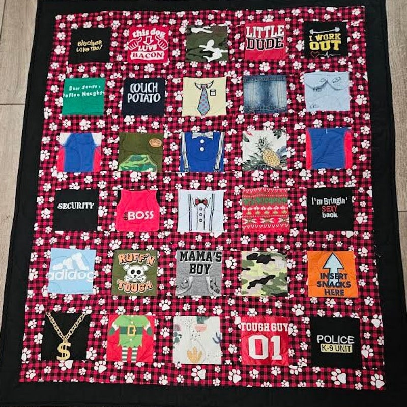 Personalized Memorial Quilt Pattern - Etsy