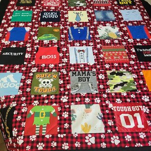 Dog Clothes Memory Quilt, Pet Memorial Blanket (medium Size) - Etsy