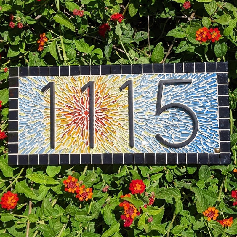 Mosaic Numbers - Etsy