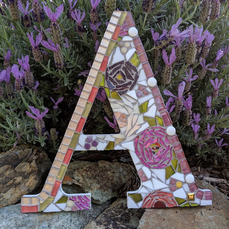 Mosaic Letter - Etsy