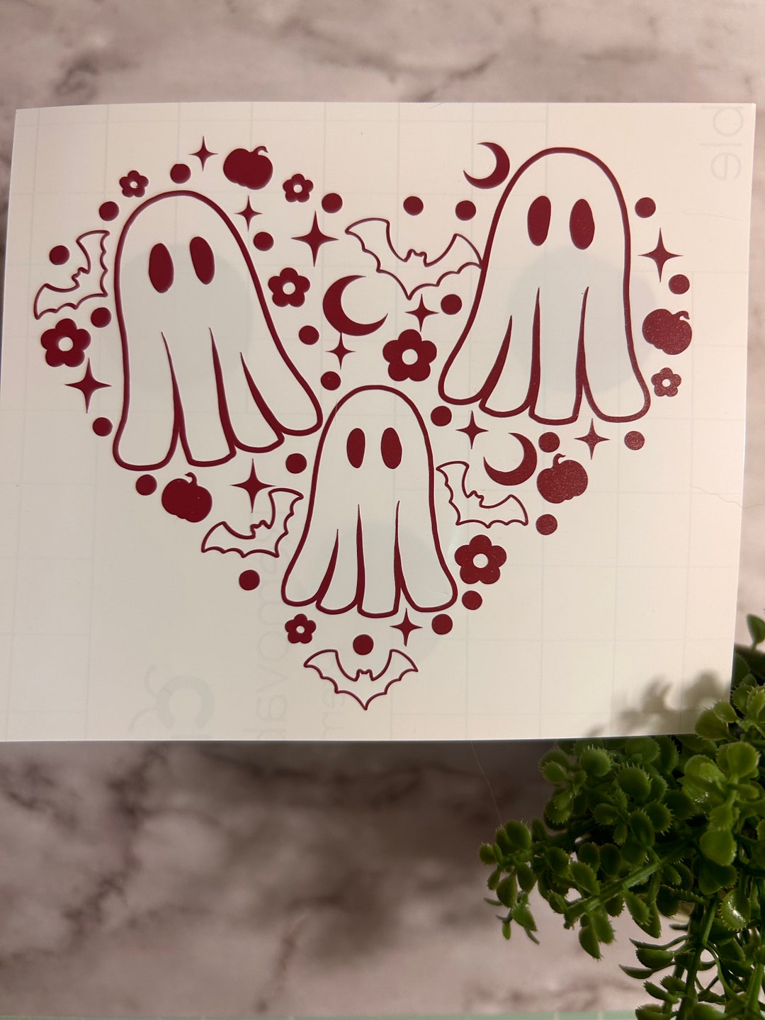 Halloween Spooky Heart Decal | Cute Fall Decal | Stay Spooky Decal for ...