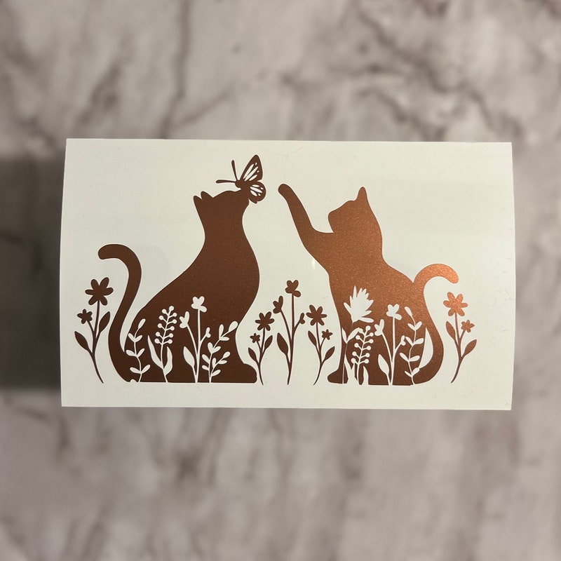 Cat Car Decal - Etsy