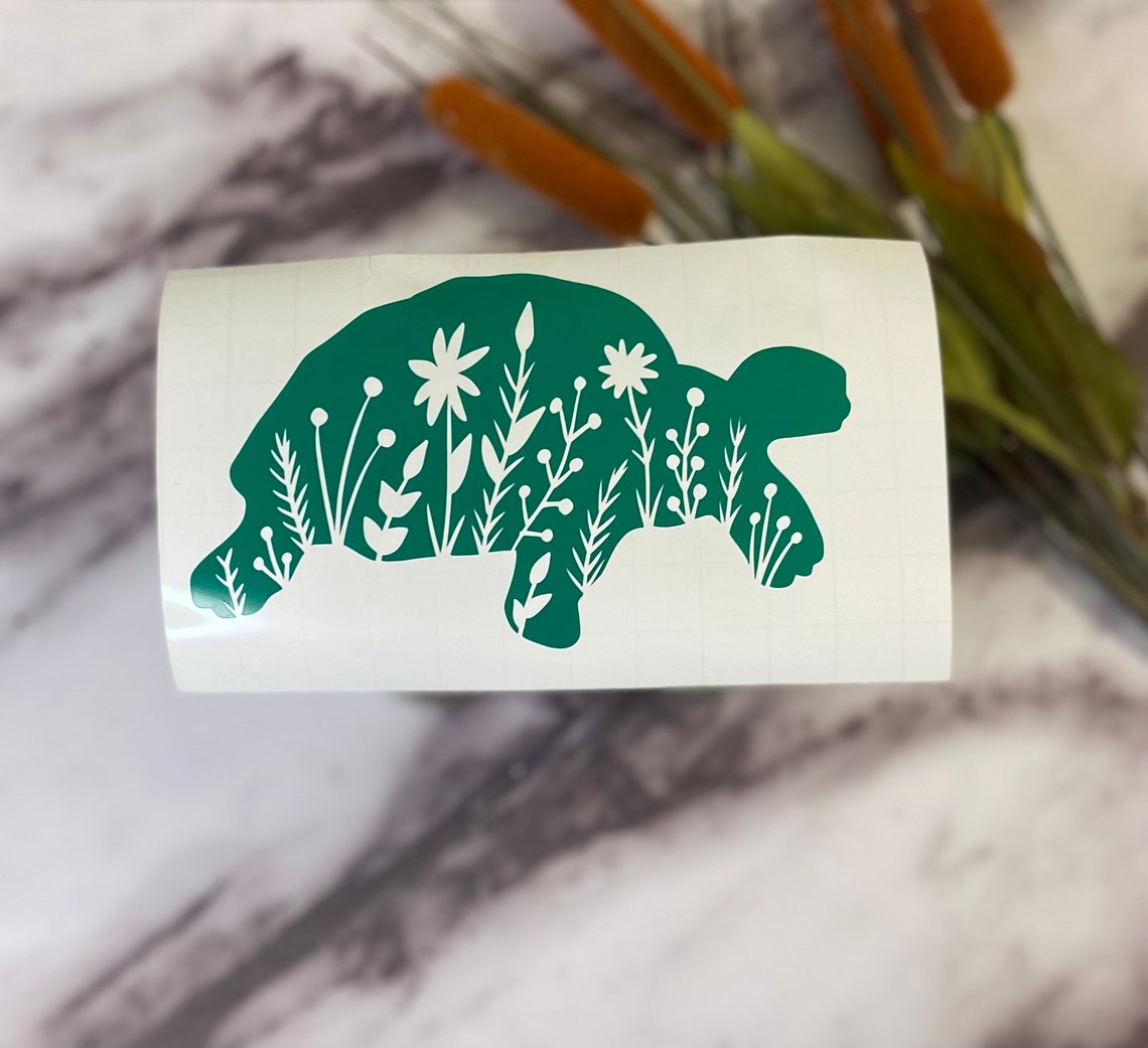 Tortoise Decal Turtle Decal for Car Turtle Decal for - Etsy