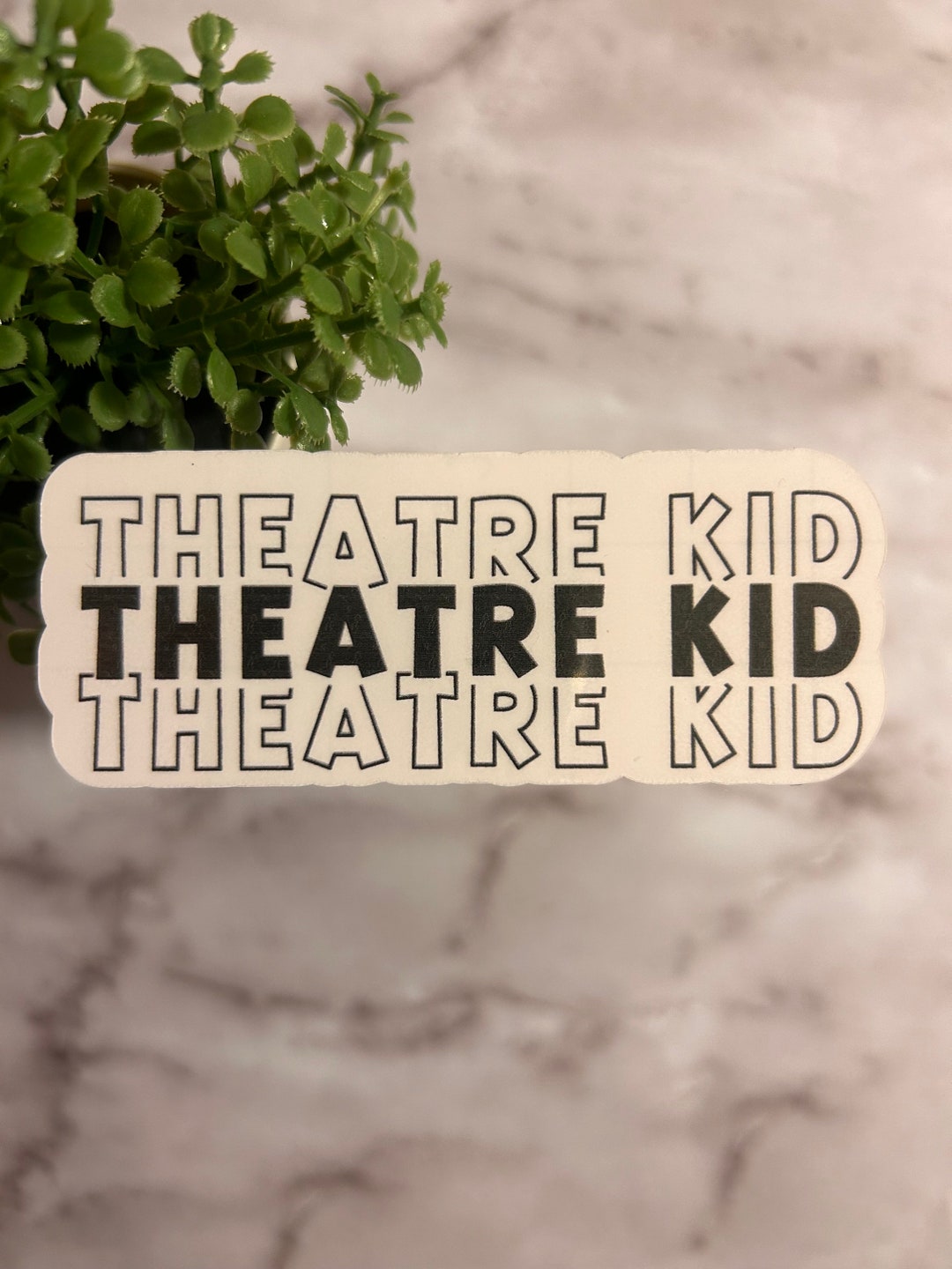 Theatre Kid Sticker | Theater Kid Sticker | Theatre Vinyl Sticker ...