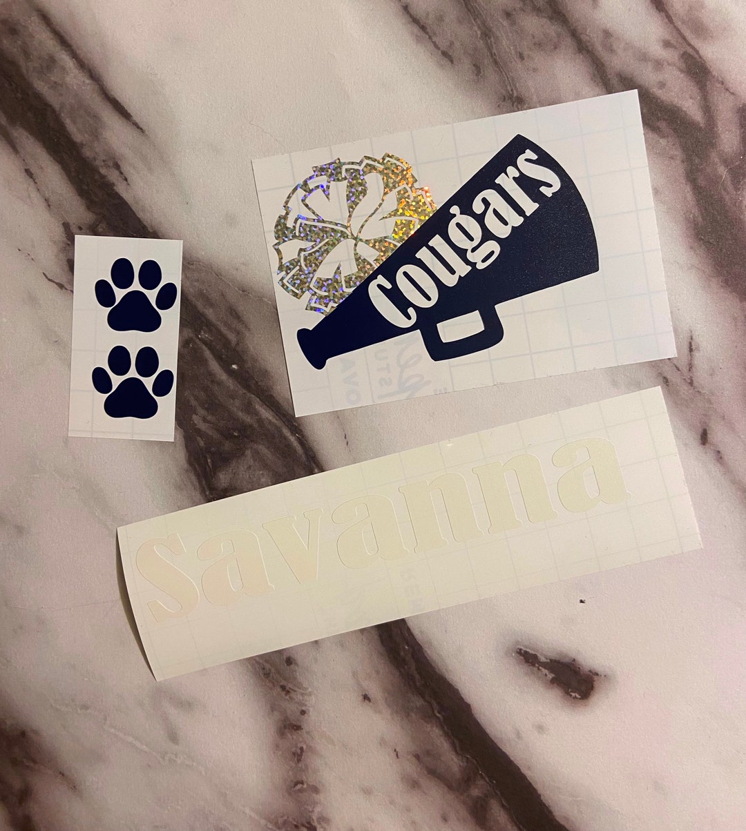Cheer Team Decal Bundle | Cheerleader Decal | Cheer Pom Pom Decal ...