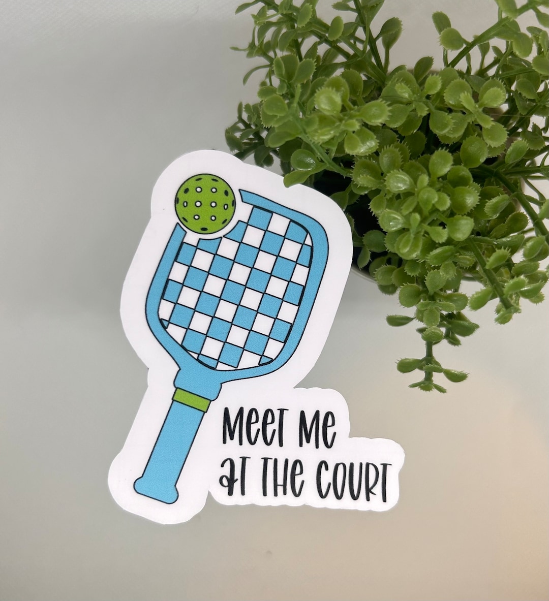 Pickleball Paddle Sticker, Gift for Pickleballer, Paddle Sticker ...