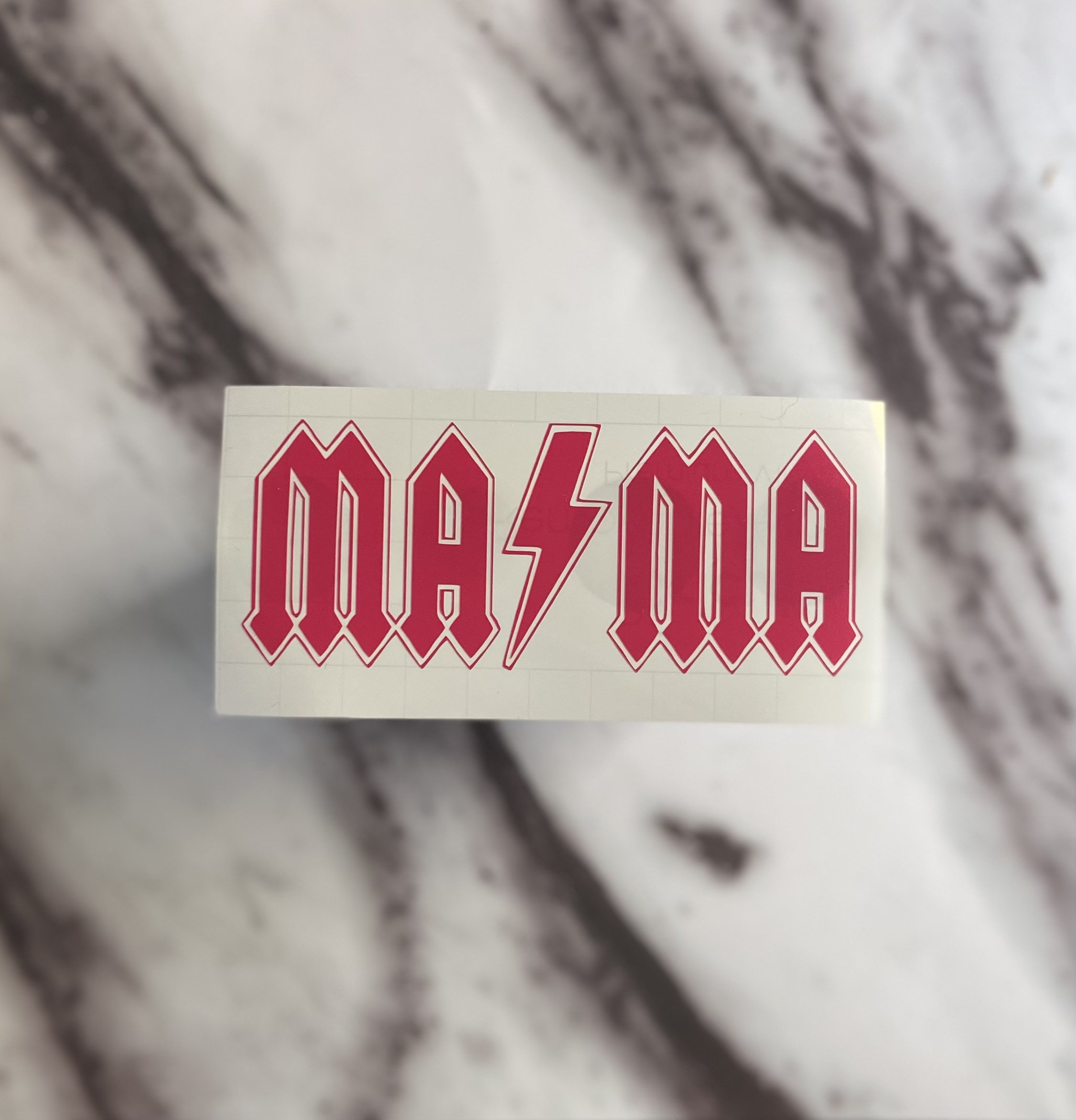 Mama Decal Mama Decal for Car Mama Rockstar Decal for Car | Etsy